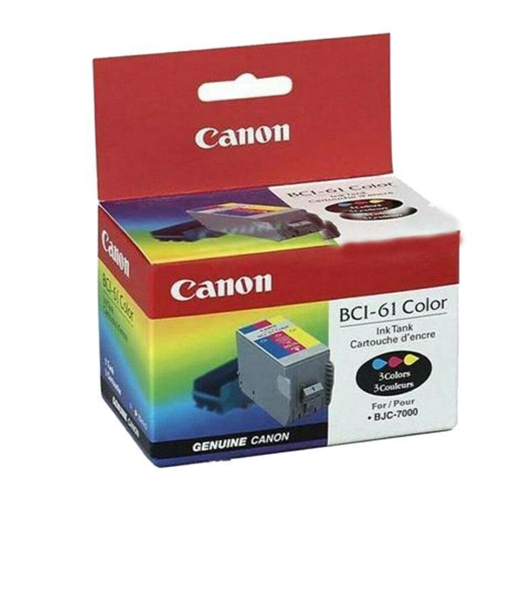 Set of 2 Original New BCI-61 Ink Cartridge Boxes 3 Colors